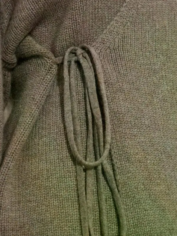 LISA YANG Tie-front Wrap Cardigan