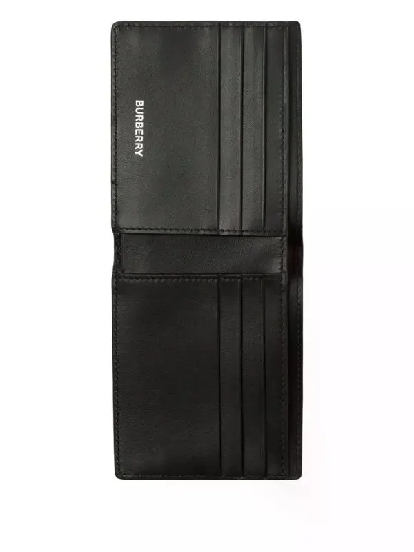 Burberry Check Slim Bifold Wallet - Neutrals