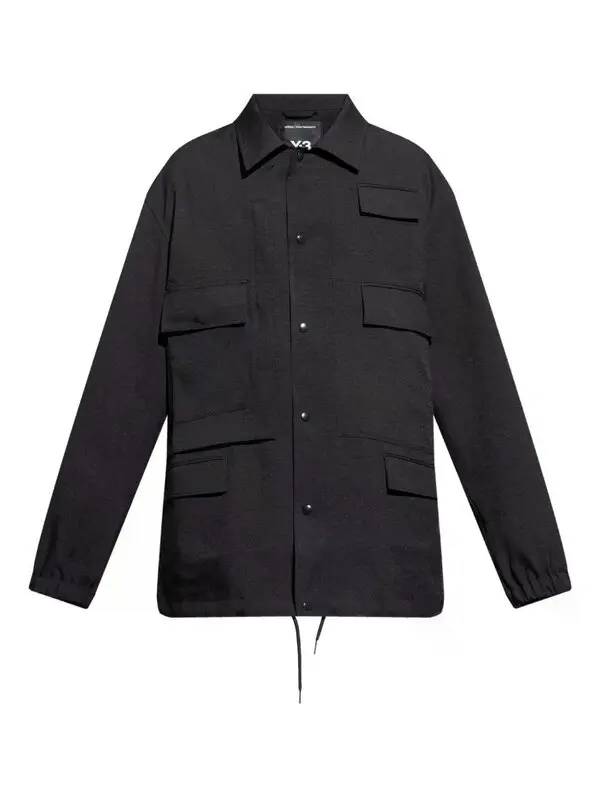 Y3 Multi-pocket Button-fastening Jacket