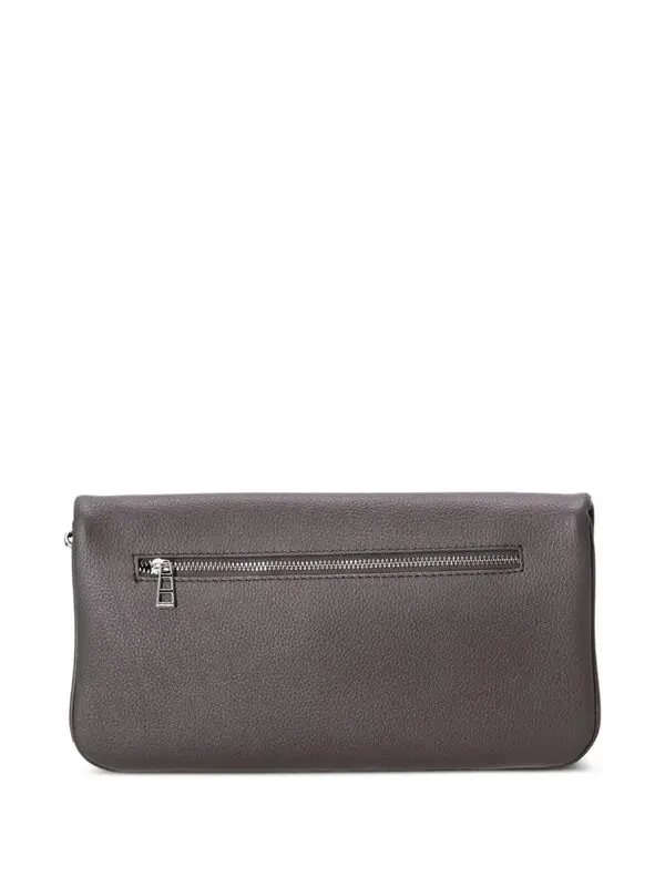 Zadig&Voltaire Logo-plaque Leather Clutch