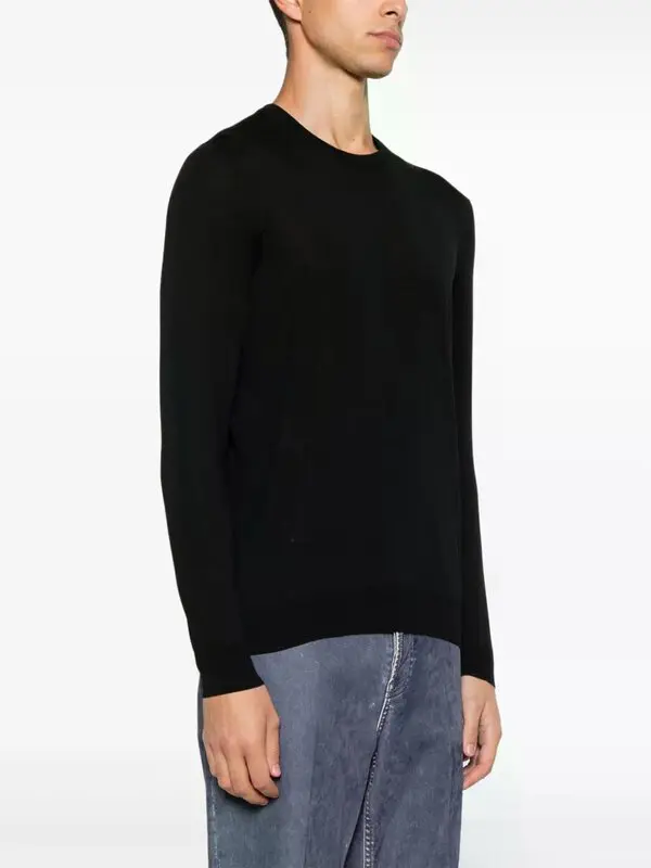 Kiton Wool Crew Neck Sweater