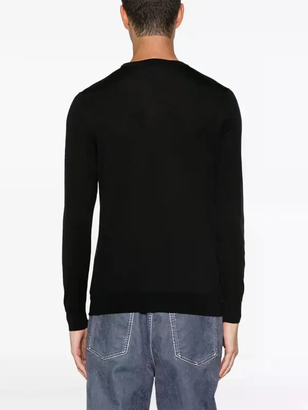Kiton Wool Crew Neck Sweater