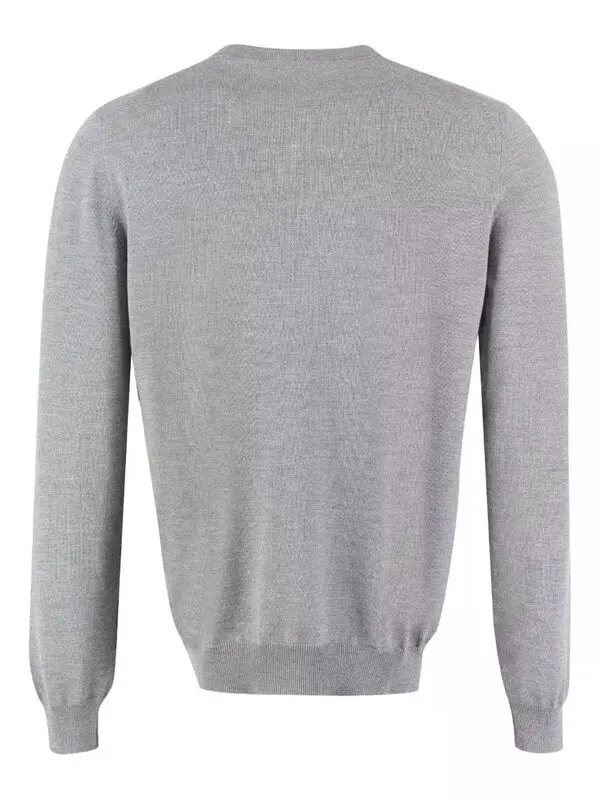 THE (ALPHABET) Crew-neck Wool Sweater