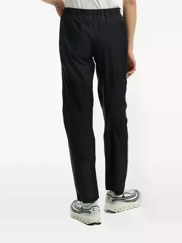 Satisfy Elasticated-waistband Logo-patch Trousers