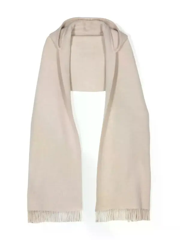 Brunello Cucinelli Knitted Hooded Scarf - Neutrals