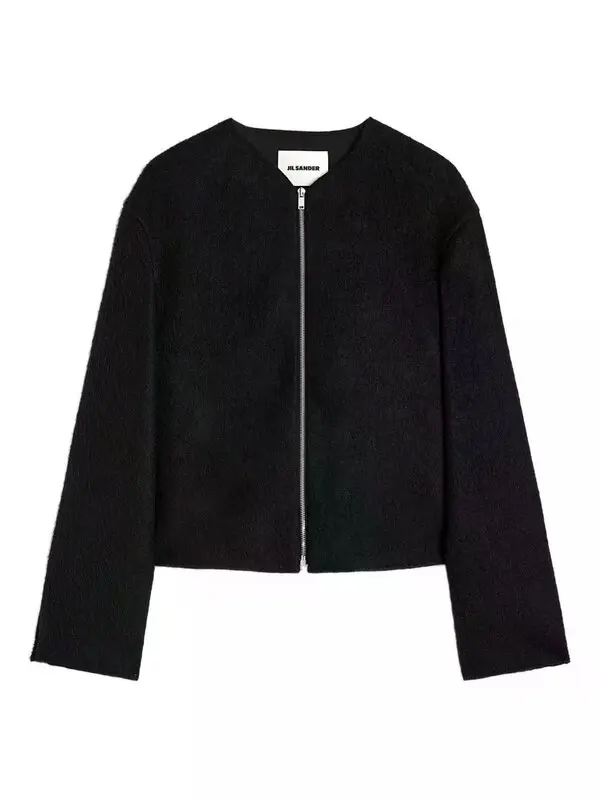 JIL SANDER Zip-front Textured Jacket