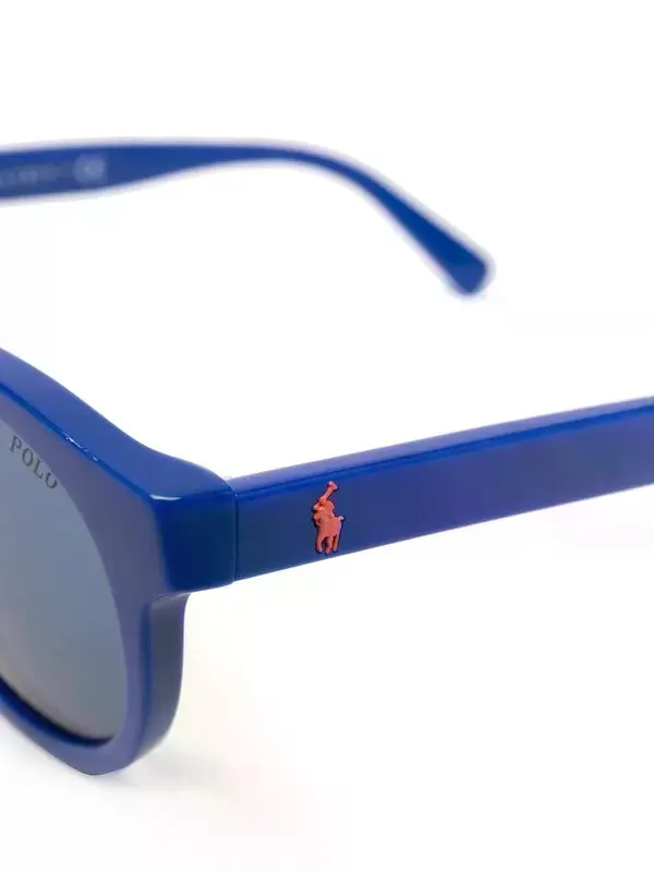 POLO RALPH LAUREN EYEWEAR Polo Pony Round-frame Sunglasses