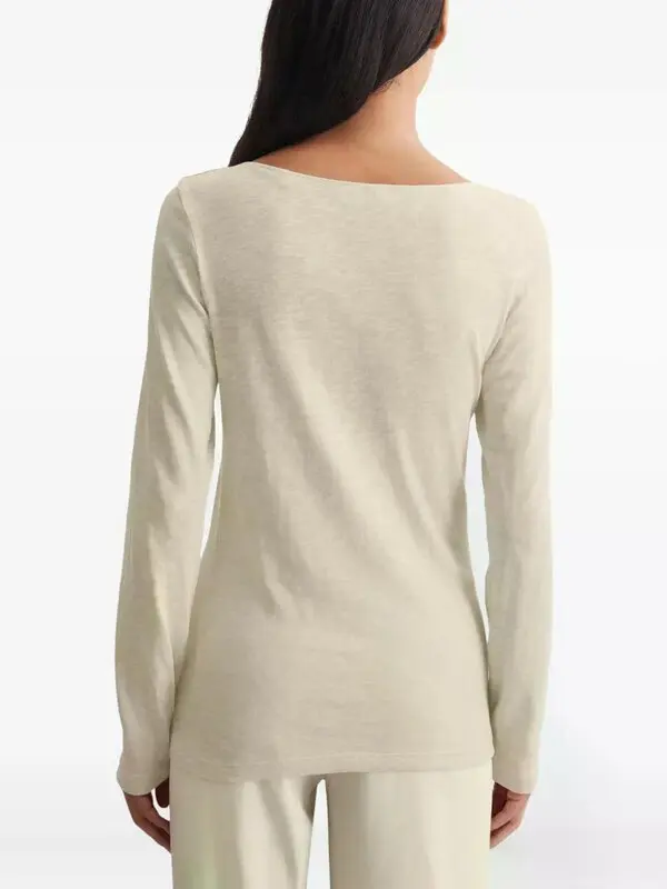 Marc O'polo Boat-neck Long-sleeve Top - Neutrals