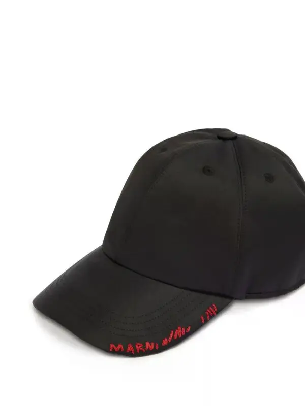 Marni Logo Embroidered Baseball Cap