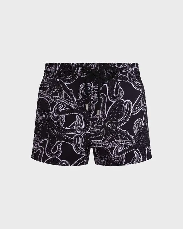 Vilebrequin Printed Swim Trunks - Black