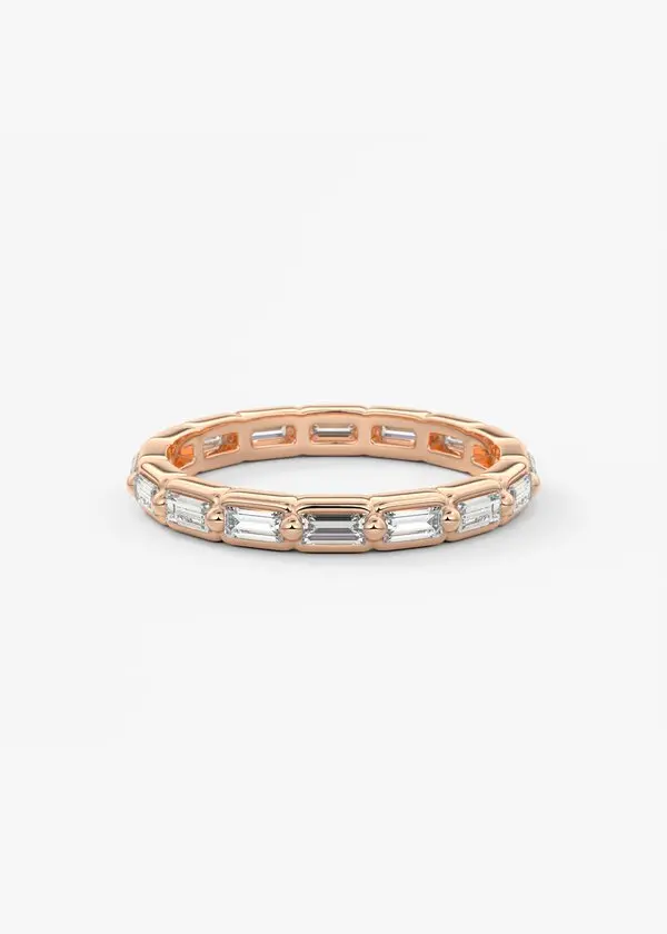 FRANK DARLING The Meringue Baguette Diamond Eternity Ring - Yellow Gold