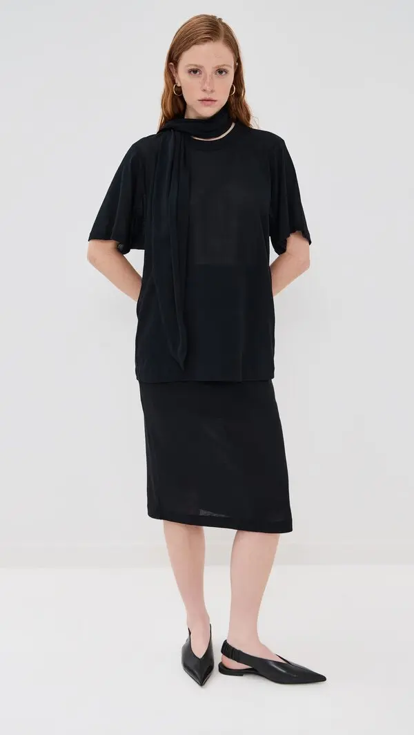 Bite Studios Ludo Sheer Cotton Crepe Tee