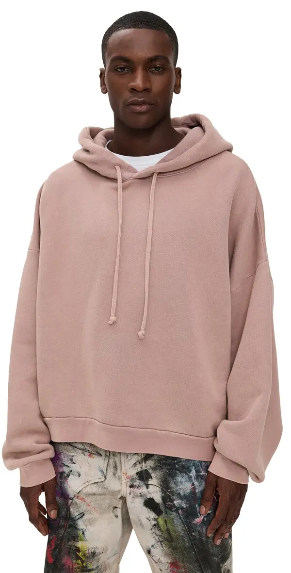 Acne Studios Fester H Logo-AppliquéD Cotton-Jersey Hoodie