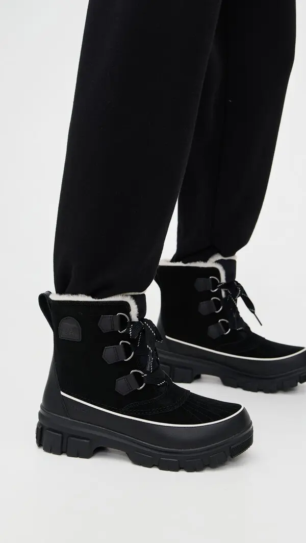 Sorel Tivoli V Boots - Black/fawn