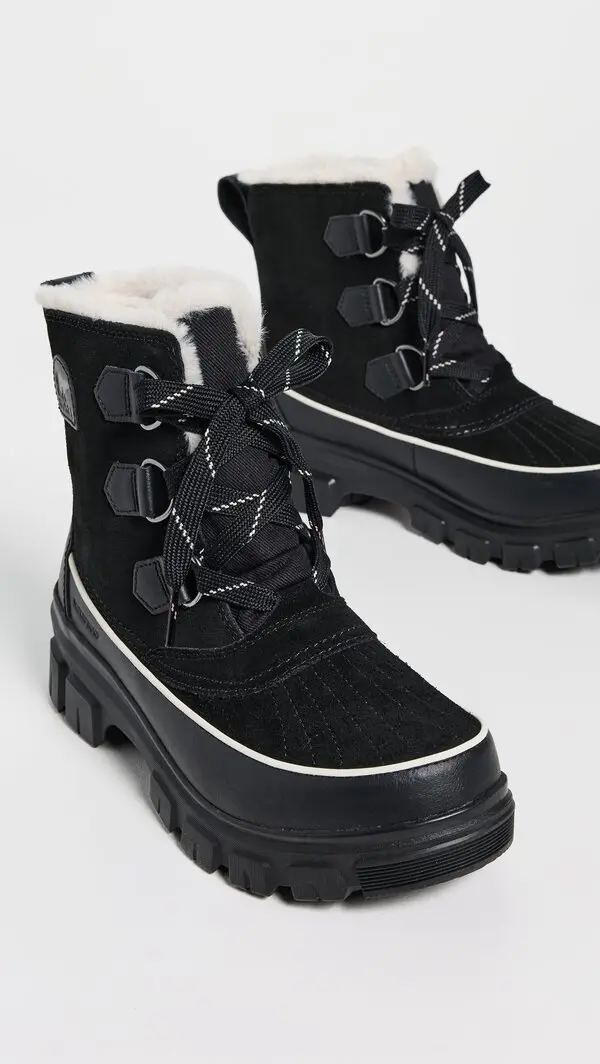 Sorel Tivoli V Boots - Black/fawn