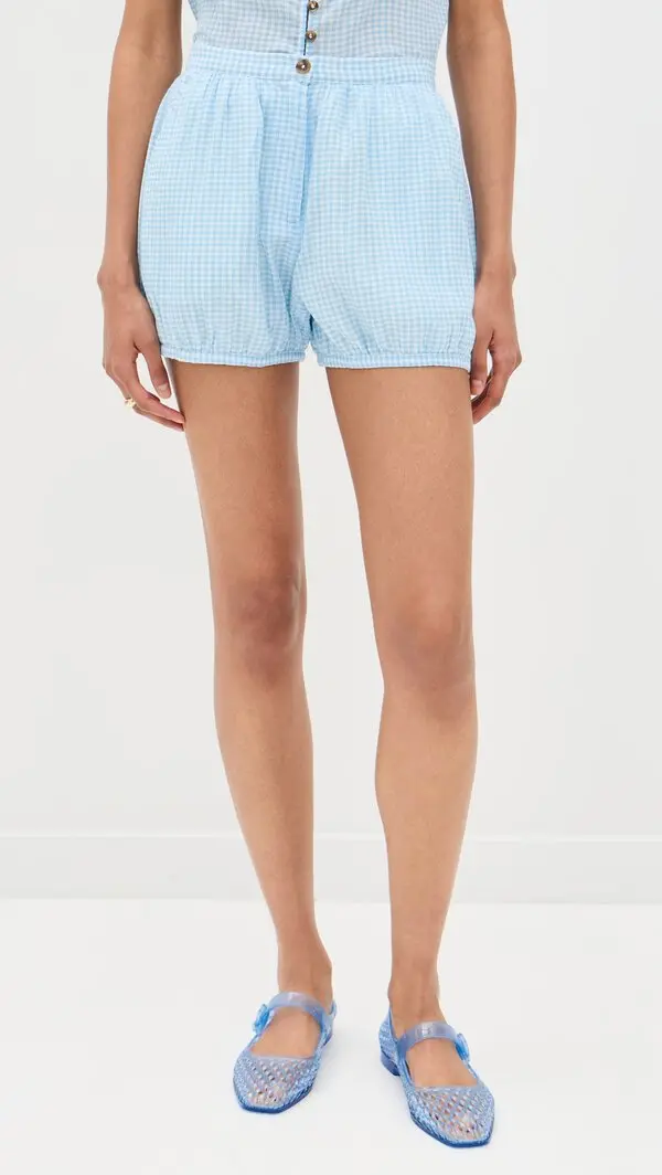 Ciao Lucia Savio Gingham Shorts