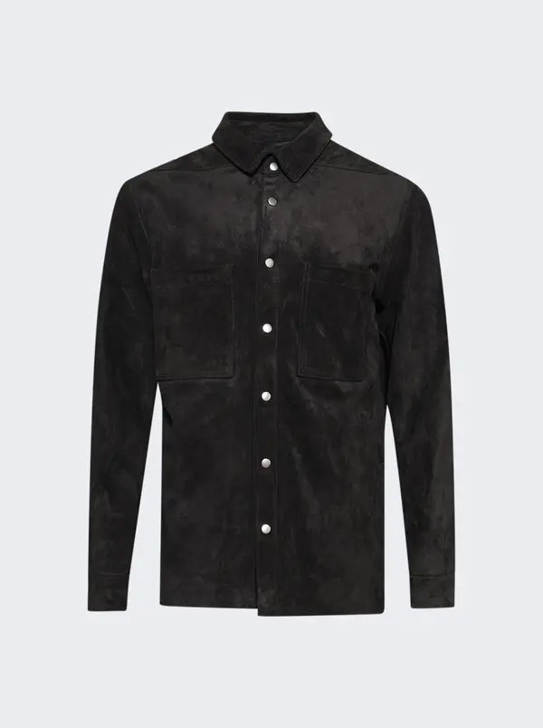 Rick Owens Outershirt Chestnut - Black