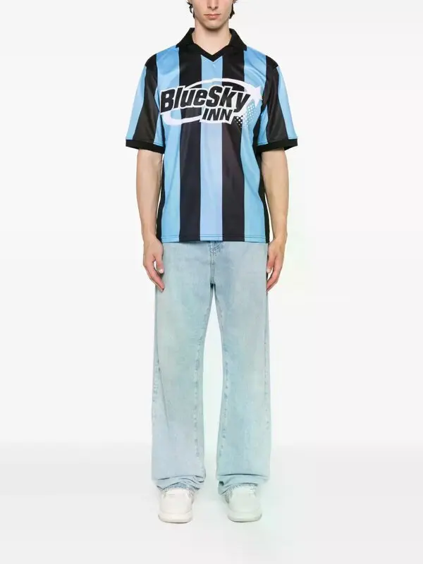 BLUE SKY INN Striped Polo Shirt