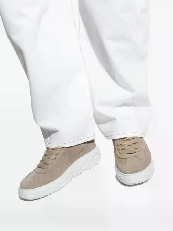 JIMMY CHOO Diamond Maxi Sneakers - Neutrals