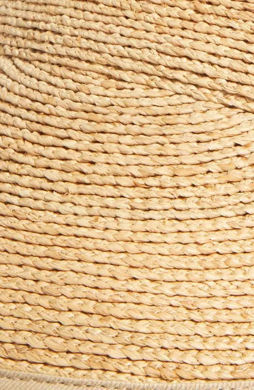 Lack Of Color Raffia Visor