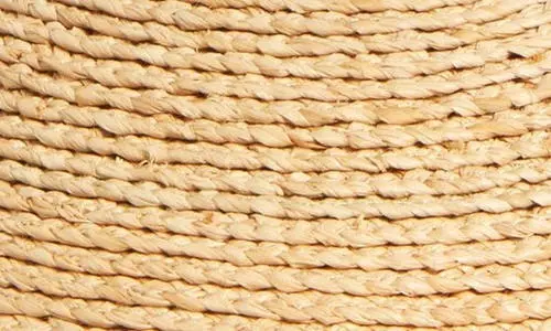 Lack Of Color Raffia Visor