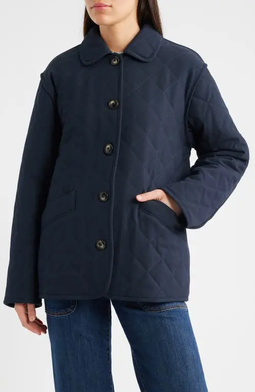 Bernardo Diamond Quilted Jacket