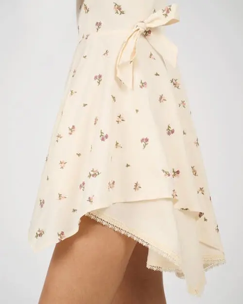 WeWoreWhat Handkerchief Mini Dress