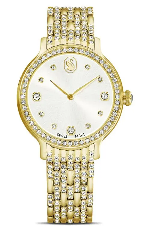 SWAROVSKI Imber Crystal Bracelet Watch - Gold