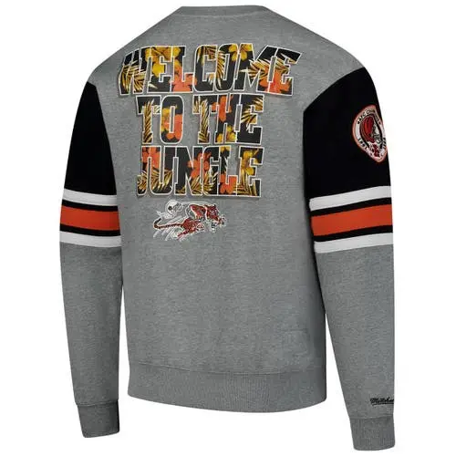 Mitchell & Ness Cincinnati Bengals Vintage Logo Pullover Sweatshirt