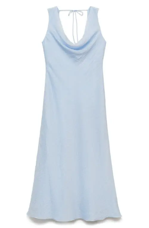 Mango Cowl Neck Sleeveless Dress