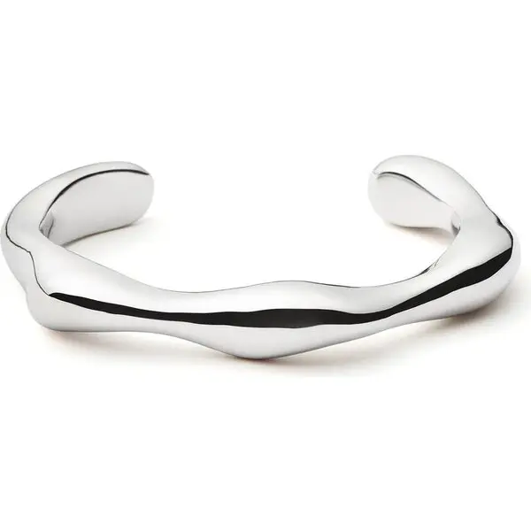 MISSOMA X Eny Lee Parker Puffy Open Cuff Bracelet - Silver