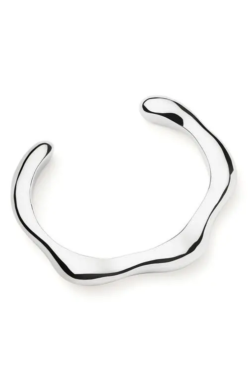 MISSOMA X Eny Lee Parker Puffy Open Cuff Bracelet - Silver