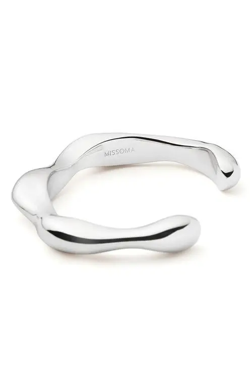 MISSOMA X Eny Lee Parker Puffy Open Cuff Bracelet - Silver
