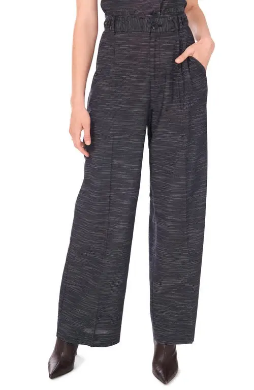 1.State Striped High-waist Wide-leg Pants