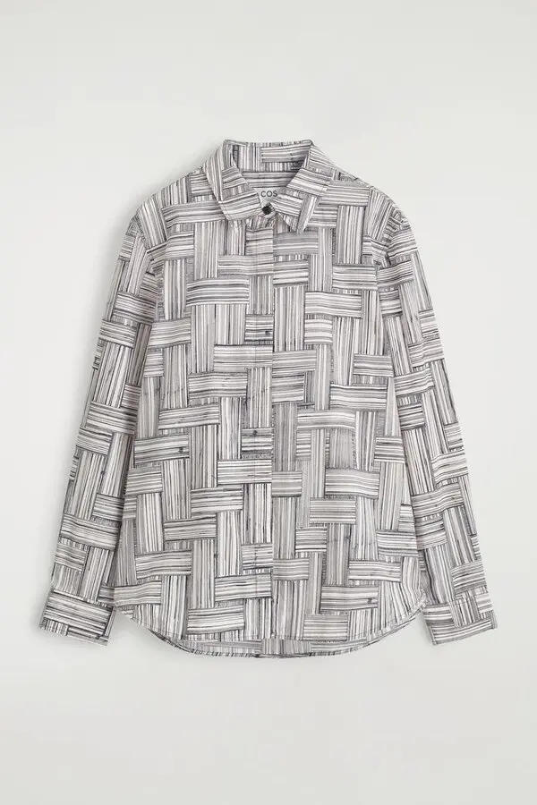 Cos Printed Cotton Shirt
