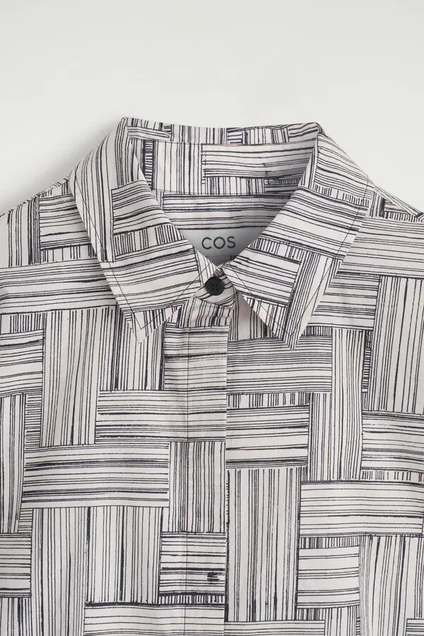 Cos Printed Cotton Shirt
