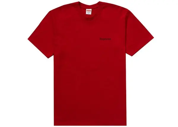 Supreme Martin Wong Big Heat Tee Shirt - Red