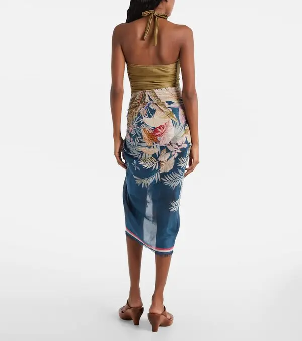 Zimmermann Printed Cotton Beach Cover-up