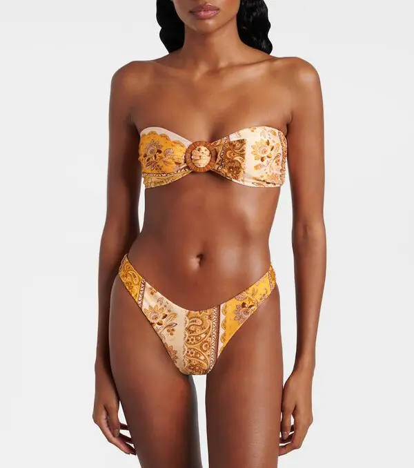 Zimmermann Lucky Printed Bikini