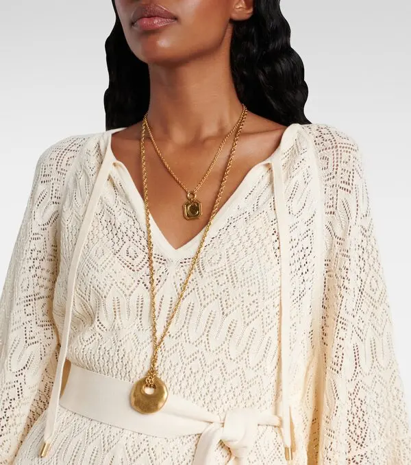 Zimmermann Coco Gathered Lace Minidress