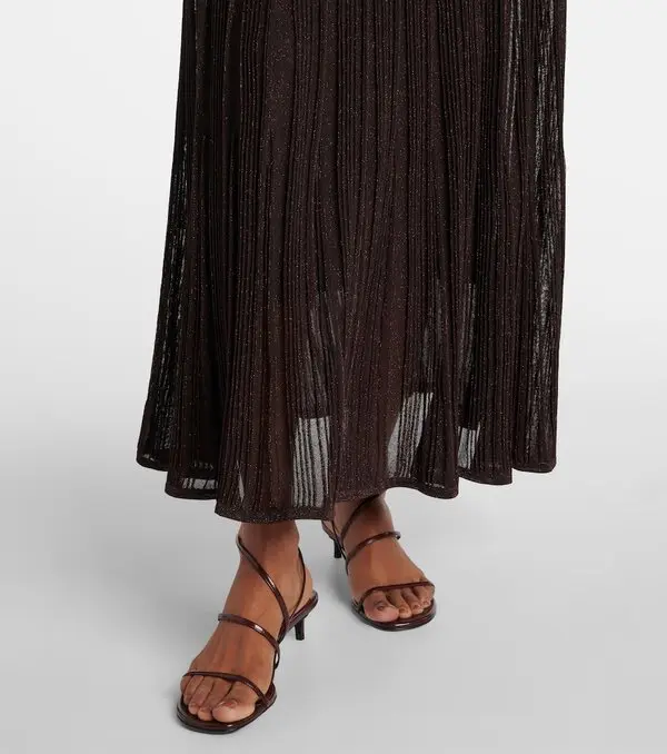 Zimmermann Lucky Knitted Maxi Dress - Brown
