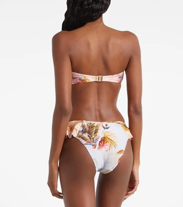 Zimmermann Ascension Floral Ruffled Bikini