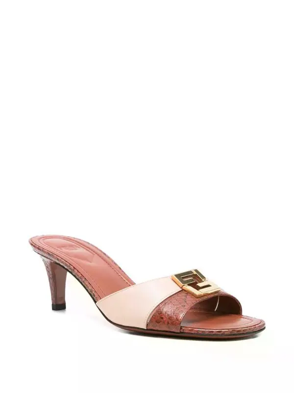 Fendi 65mm Ffold Heeled Sandals