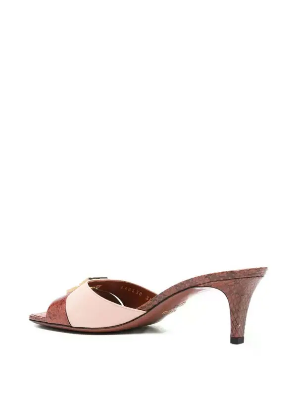 Fendi 65mm Ffold Heeled Sandals