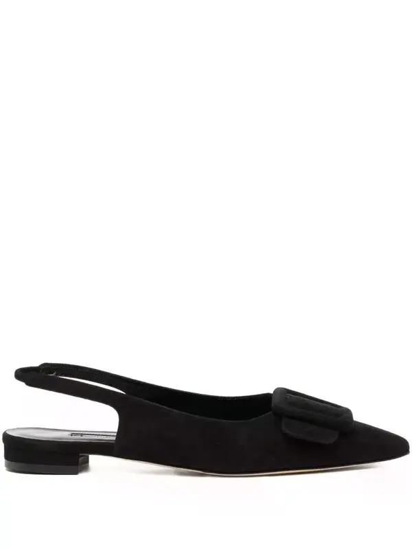 Manolo Blahnik Buckle Slingback Pumps