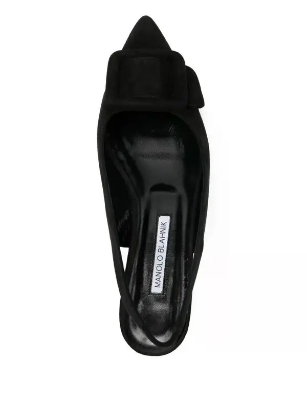 Manolo Blahnik Buckle Slingback Pumps