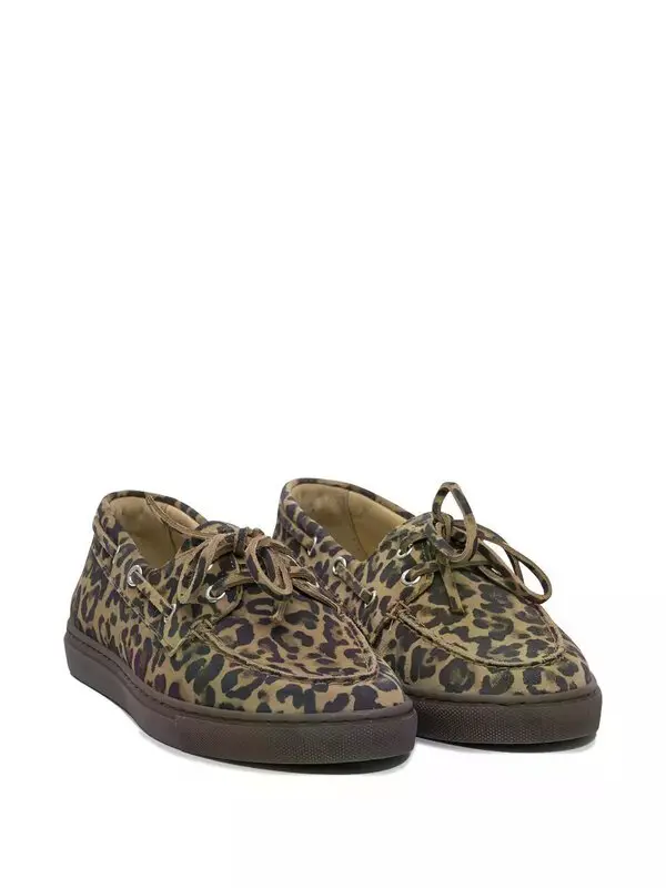 SUMMERY COPENHAGEN Leopard-print Loafers