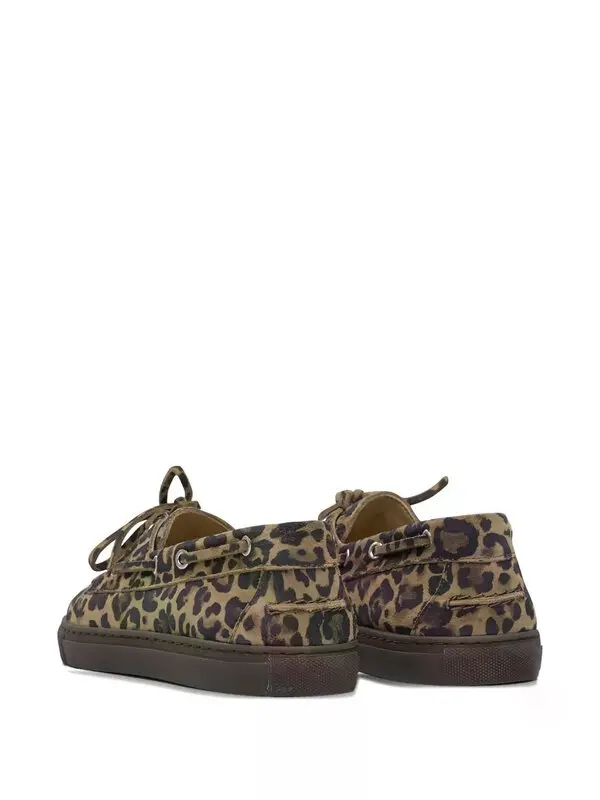 SUMMERY COPENHAGEN Leopard-print Loafers