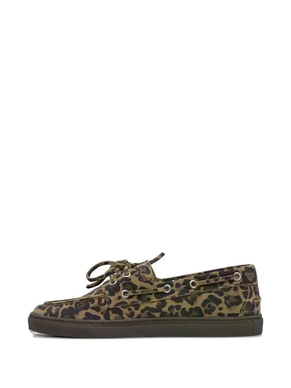 SUMMERY COPENHAGEN Leopard-print Loafers