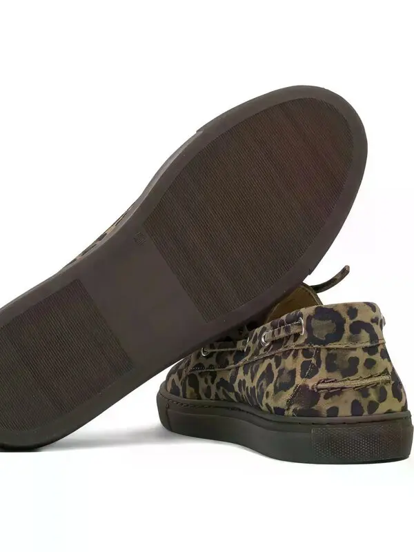 SUMMERY COPENHAGEN Leopard-print Loafers